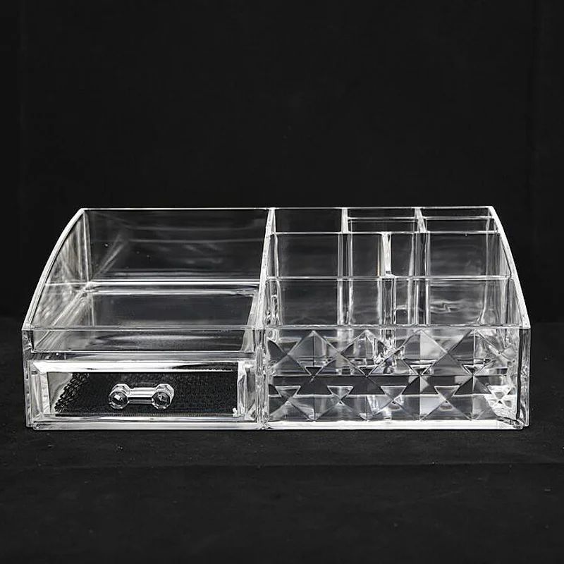 Hot Selling Clear Cosmetic Box Organizer Plastic Makeup Tray - Sellers ...